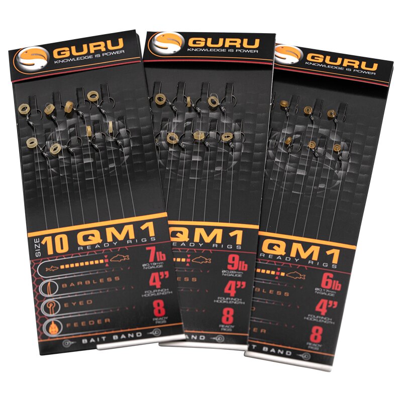 Guru QM1 Bait Band Ready Rigs 10cm Neu 2022, 5,99