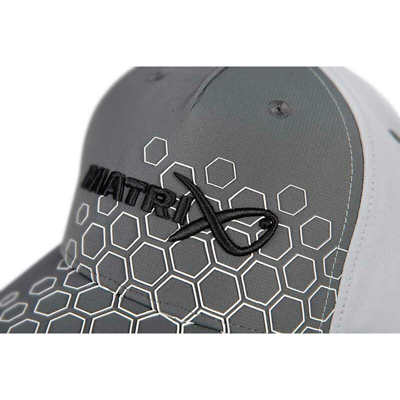 Matrix Hex Print Cap Grey