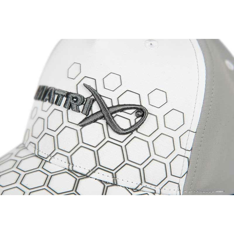 Matrix Hex Print Cap White