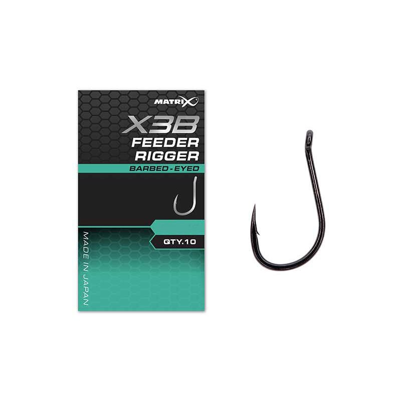 Matrix X3B Wide Feeder Rigger Barbed Hook