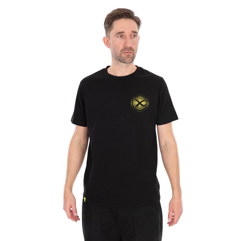 Matrix Large Fade T-Shirt Black/Lime